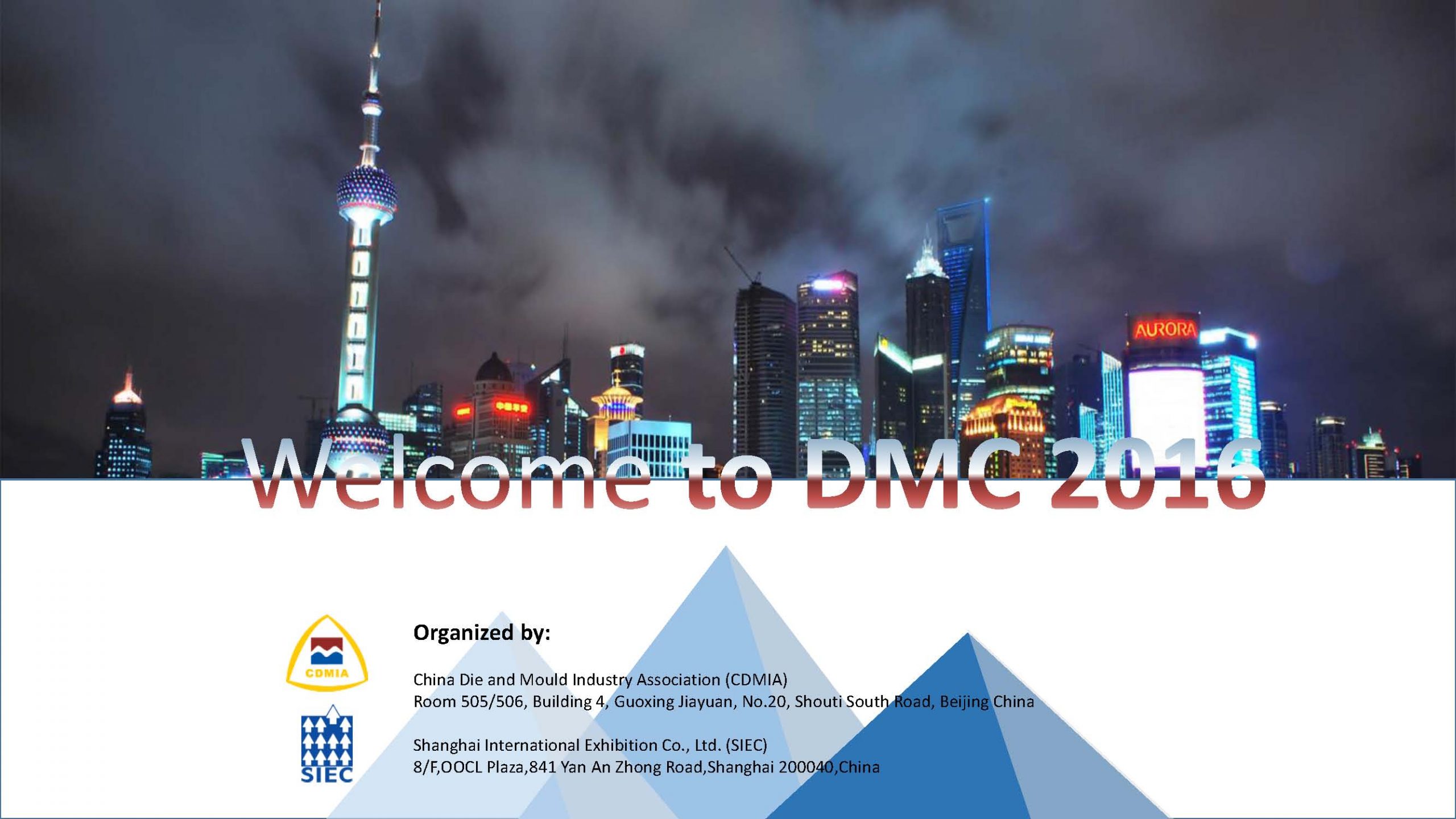 Extrude Hone at Shanghai New International Expo Centre for DMC