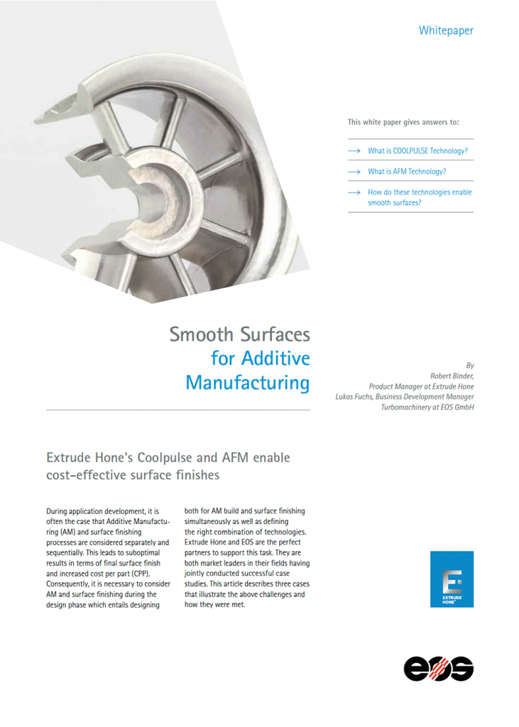 Methods and scope of application - Extrude Hone